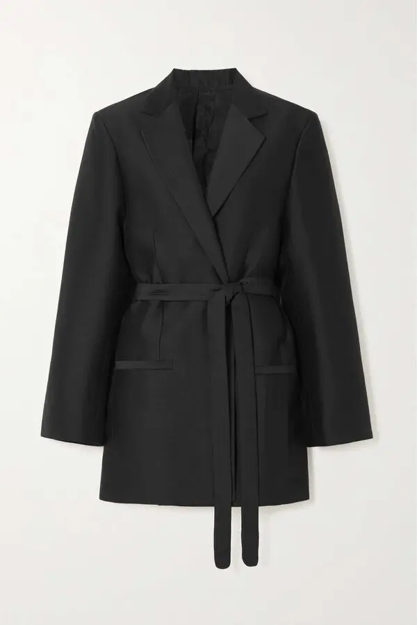 TOTEME Belted Cady Blazer