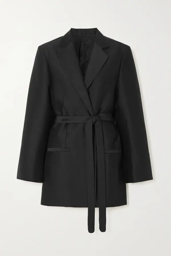 TOTEME Belted Cady Blazer