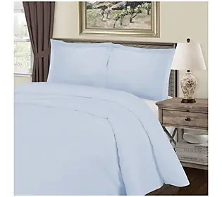 SUPERIOR Solid Cotton-blend Duvet Cover, King/c Alifornia King - One-color