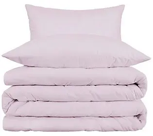 SUPERIOR Solid Cotton-blend Duvet Cover, King/c Alifornia King