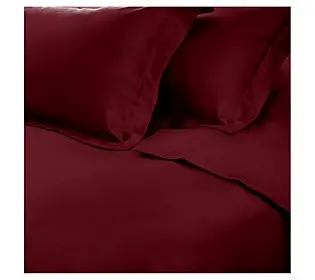 SUPERIOR Solid Egyptian Cotton Duvet Cover Set, Full/queen - One-color