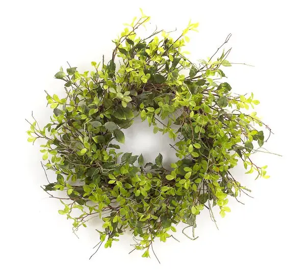 MELROSE Oversized Mixed Foliage & Twig Wreath 3 0'd