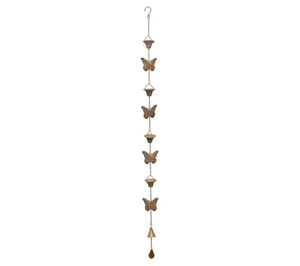 MELROSE Iron Butterfly Rain Chain