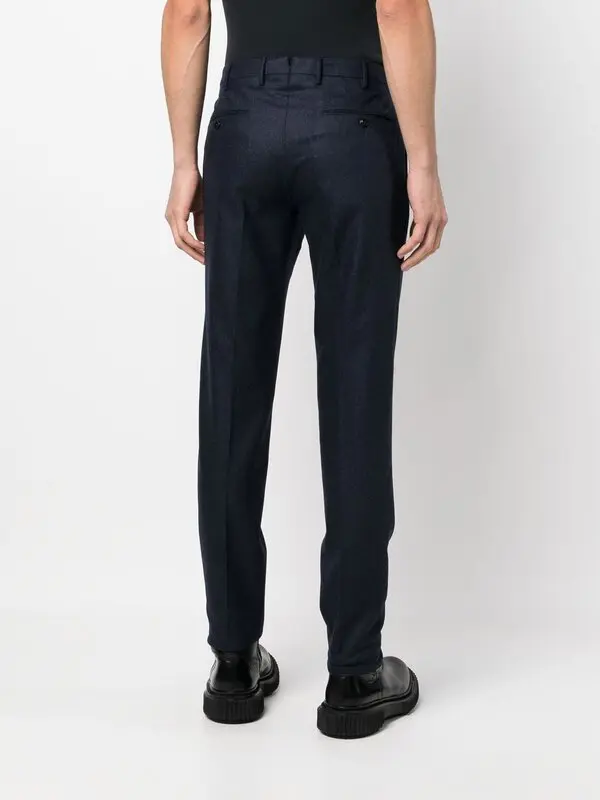 Incotex Mid-rise Straight-leg Trousers - Blue