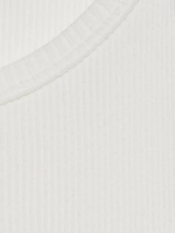 Gucci Logo-patch Ribbed Cotton Tank Top