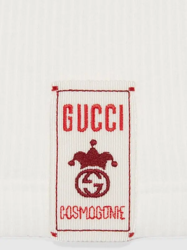 Gucci Logo-patch Ribbed Cotton Tank Top