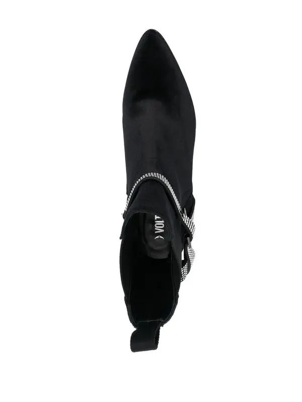 Zadig&Voltaire Crystal-embellished Velvet Boots