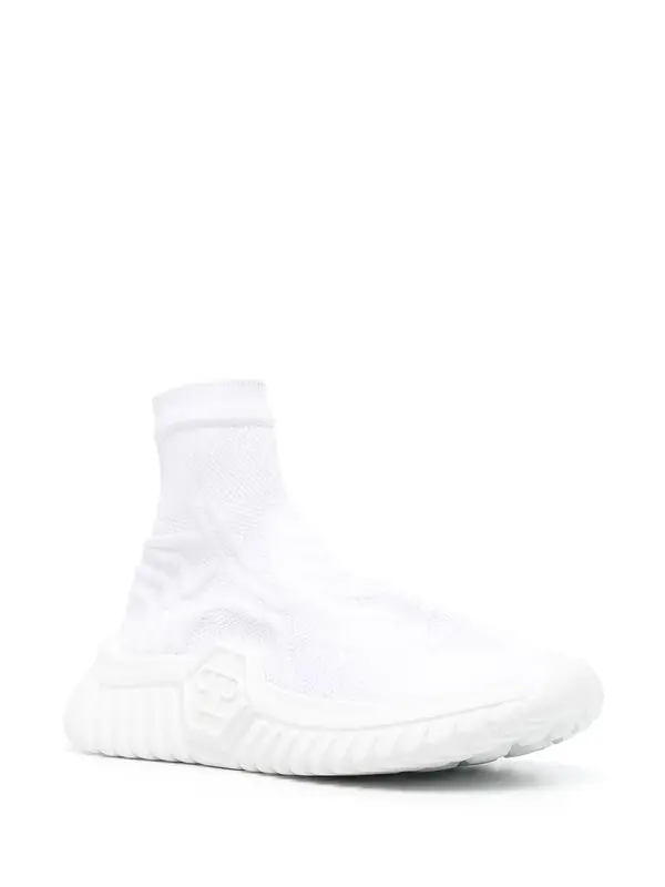 Philipp Plein Runner Slip-on Sneakers - White