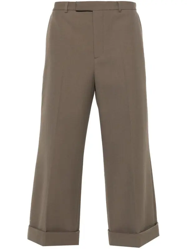 Gucci Wide-leg Wool Trousers