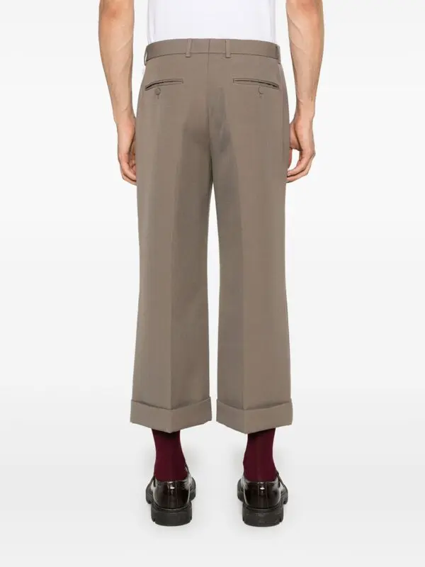 Gucci Wide-leg Wool Trousers