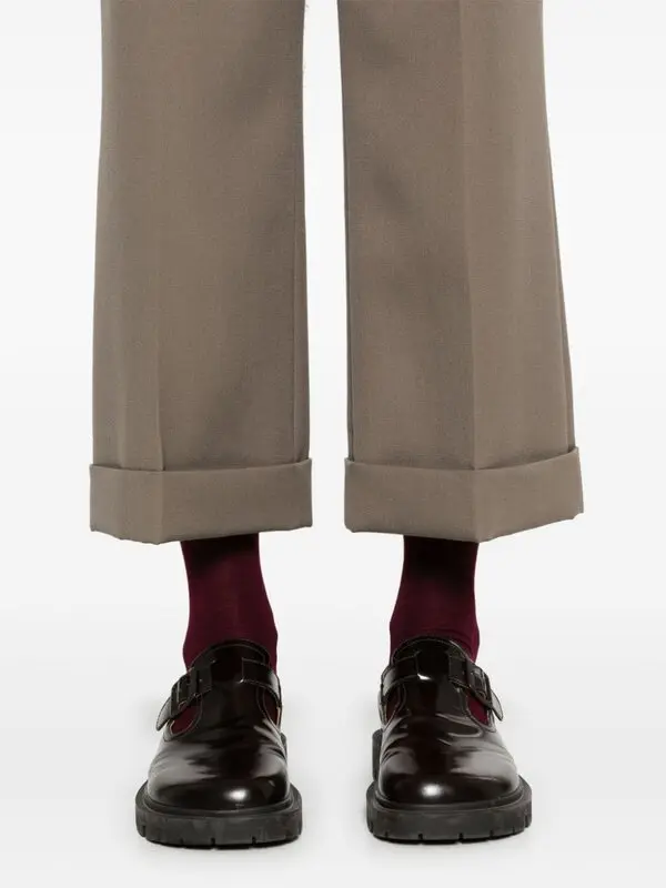 Gucci Wide-leg Wool Trousers