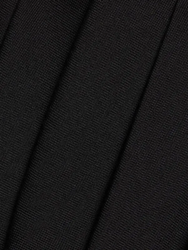Gucci Pleated Wool Mini Dress
