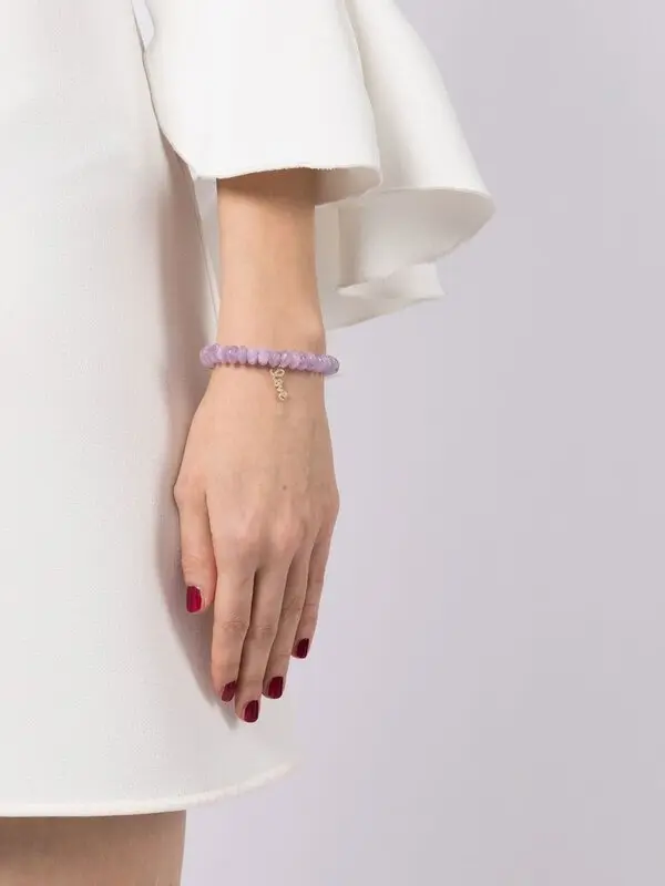 SYDNEY EVAN 14kt Yellow Gold Amethyst Bracelet
