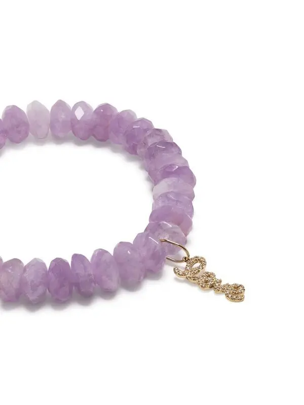 SYDNEY EVAN 14kt Yellow Gold Amethyst Bracelet