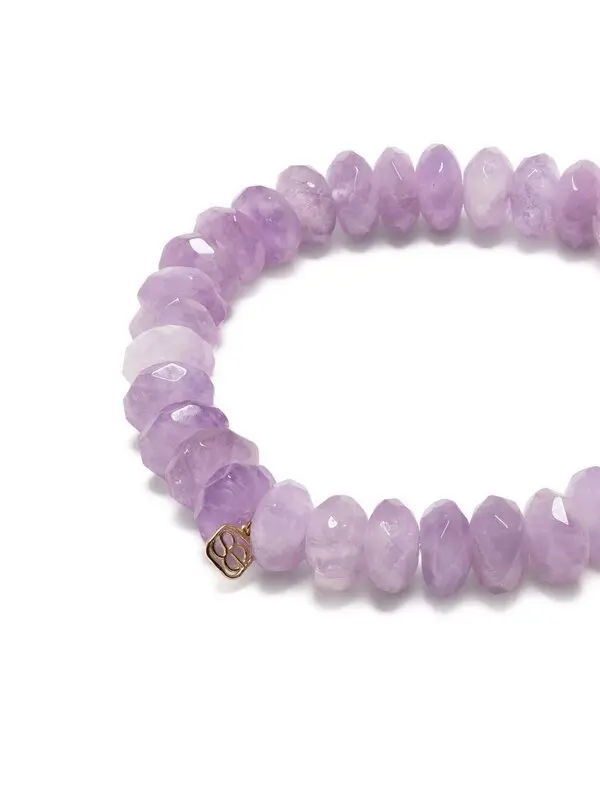 SYDNEY EVAN 14kt Yellow Gold Amethyst Bracelet