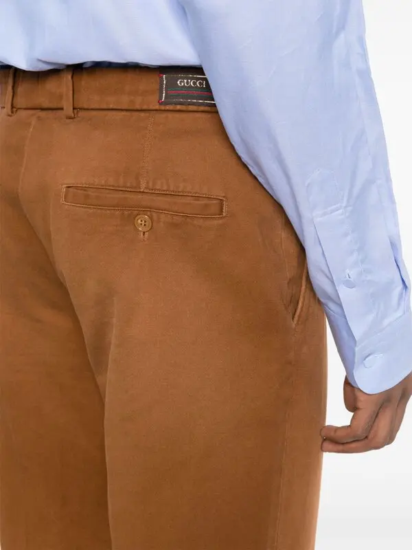 Gucci Logo-patch Trousers