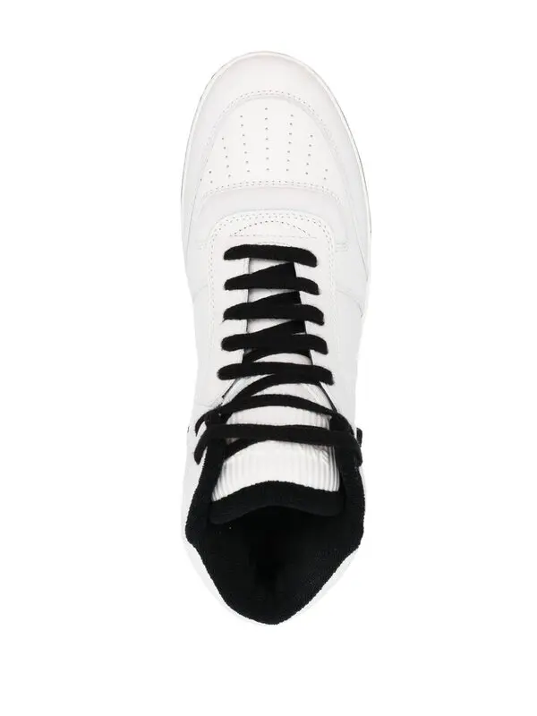 Saint Laurent Sl/80 High-top Sneakers - White