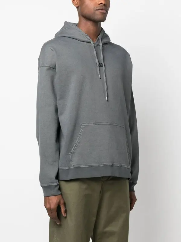 Dsquared2 Embroidered Logo Hoodie - Grey