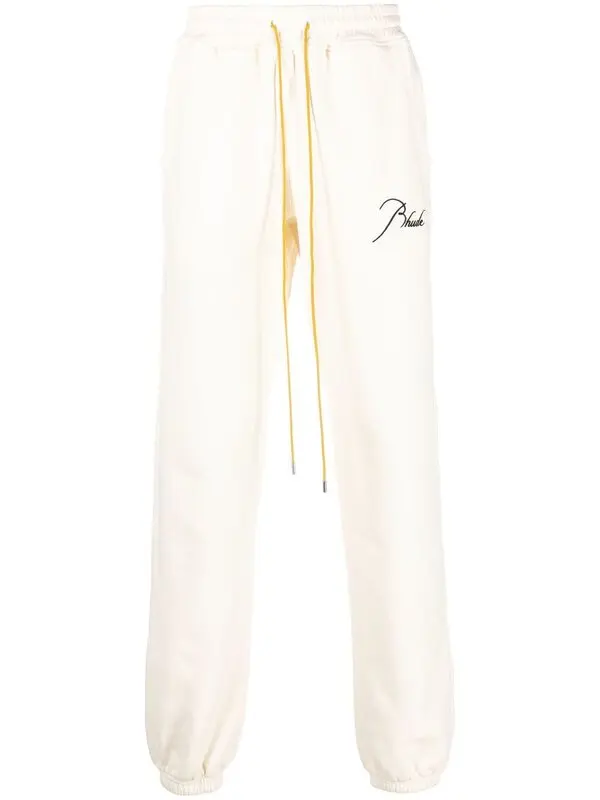 Rhude Logo-embroidered Drawstring Track Pants