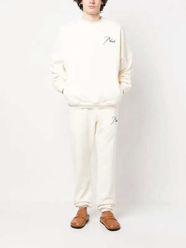 Rhude Logo-embroidered Drawstring Track Pants