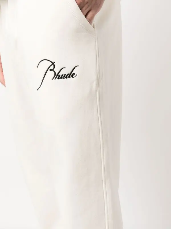 Rhude Logo-embroidered Drawstring Track Pants