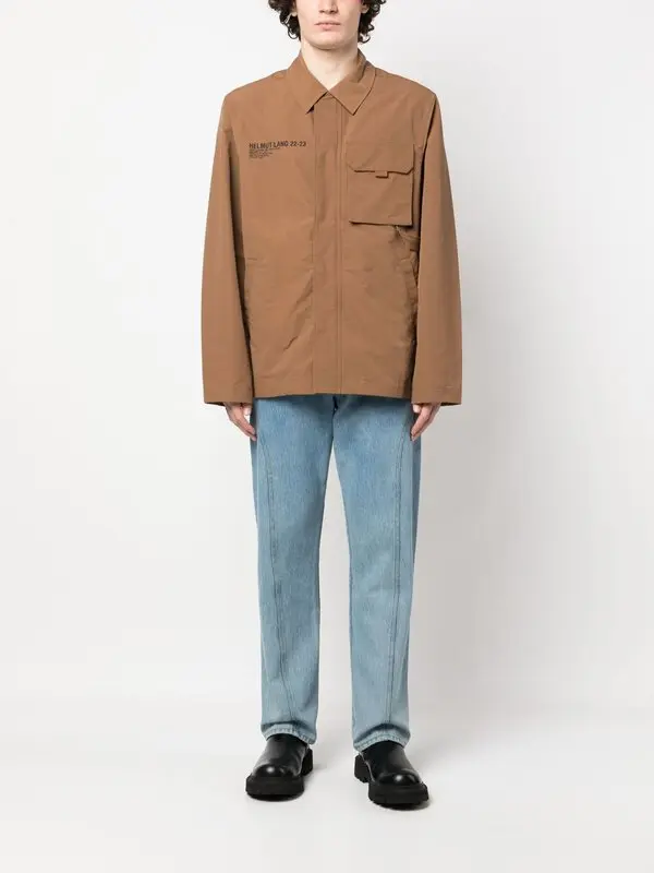Helmut Lang Logo-print Utility Jacket