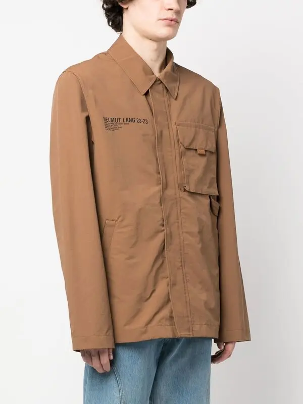 Helmut Lang Logo-print Utility Jacket