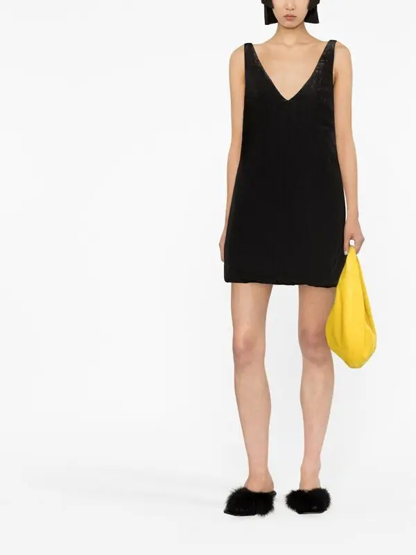 Khaite V-neck A-line Dress