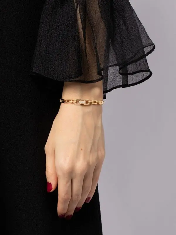 Shay 18k Yellow Mini Deco Diamond Bracelet