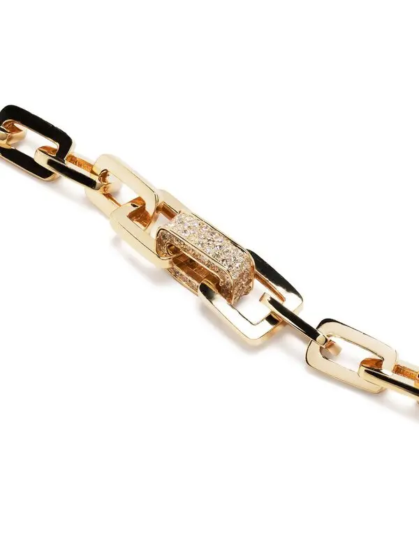 Shay 18k Yellow Mini Deco Diamond Bracelet