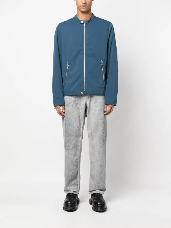 DIESEL® J-glory-nw Cotton Biker Jacket - Blue