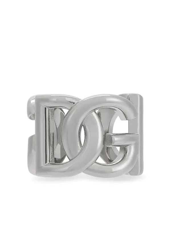 Dolce & Gabbana Logo Band Ring - Silver