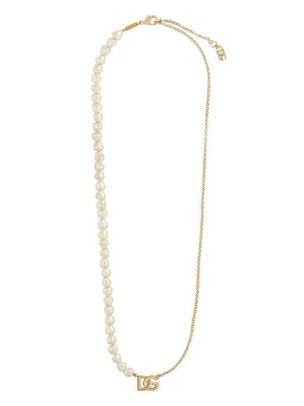 Dolce & Gabbana Dg-logo Chain-link Necklace