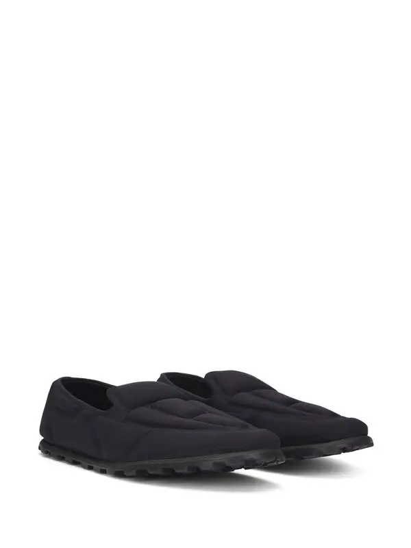 Dolce & Gabbana Quilted Slippers - Black