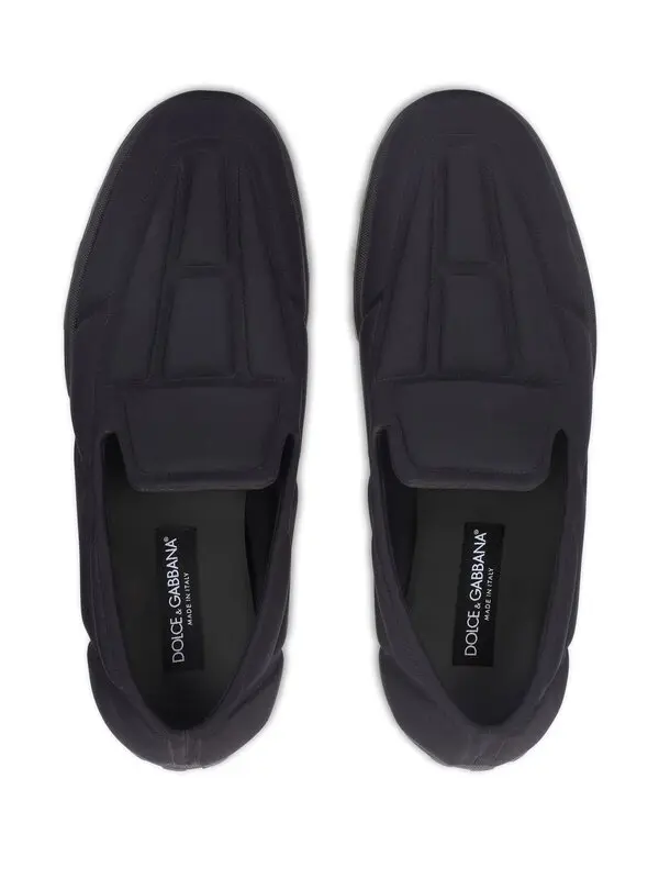 Dolce & Gabbana Quilted Slippers - Black