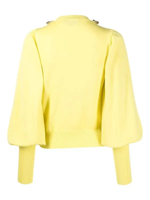 Philipp Plein Rhinestone-embellished Jumper - Yellow