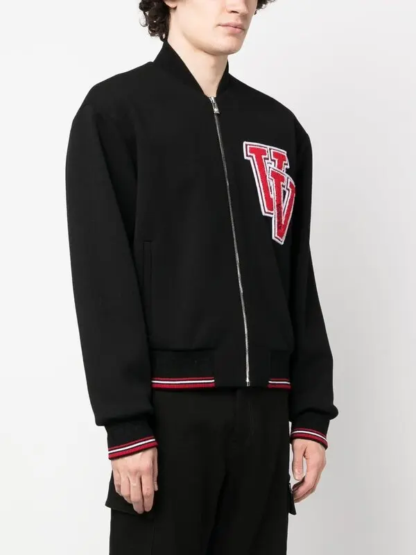Versace Varsity-logo Bomber Jacket