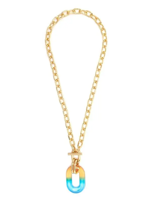 Rabanne Chain-link Pendant Necklace