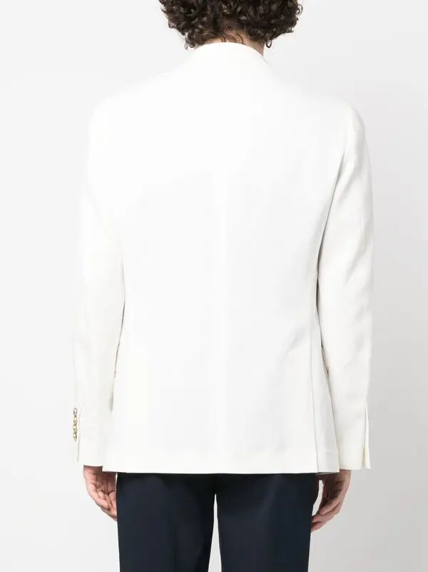 Brunello Cucinelli Single-breasted Linen Blazer