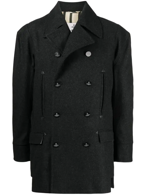 VIVIENNE WESTWOOD Wool-blend Pea Coat