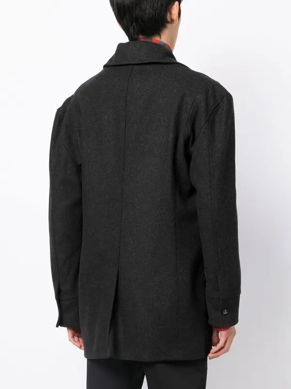 VIVIENNE WESTWOOD Wool-blend Pea Coat