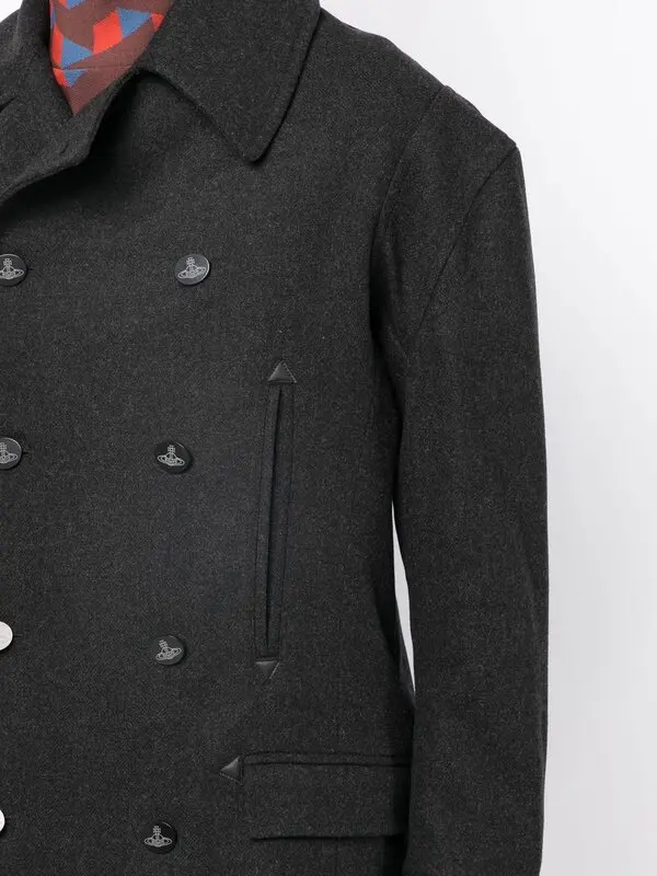 VIVIENNE WESTWOOD Wool-blend Pea Coat