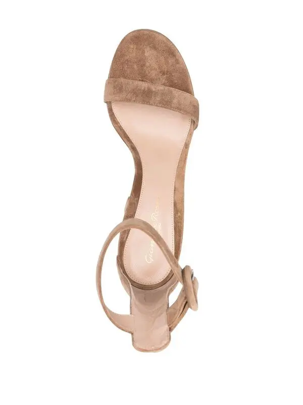 GIANVITO ROSSI Versilia 85mm Sandals - Brown