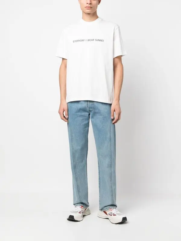 Sunnei Slogan-print Cotton T-shirt