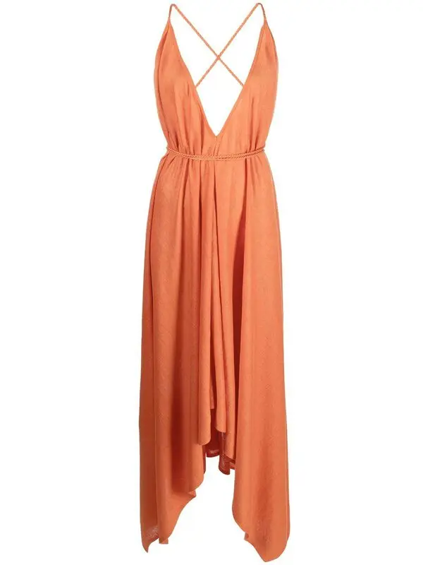 Alanui Get Lost Linen Dress