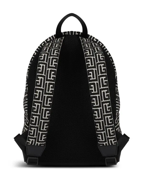 Balmain All-over Logo-pattern Backpack