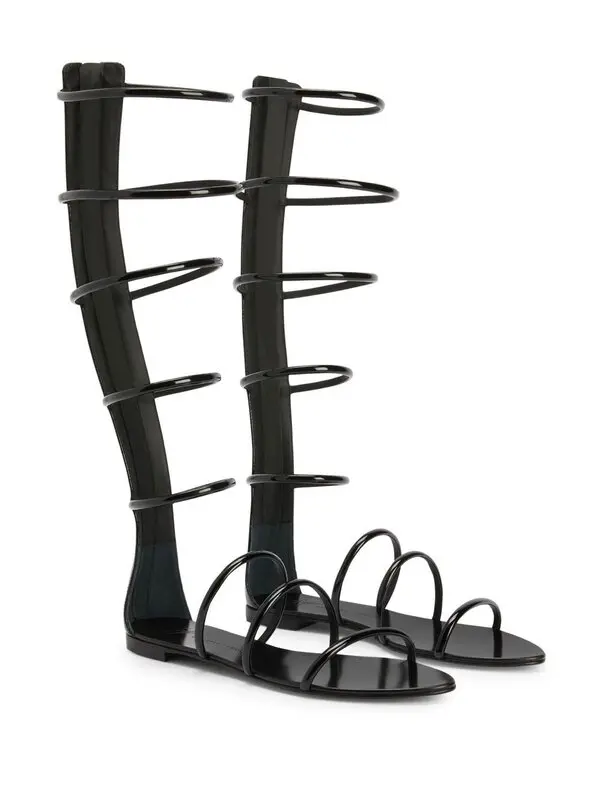 GIUSEPPE ZANOTTI Super Intrigo Gladiator Sandals - Black