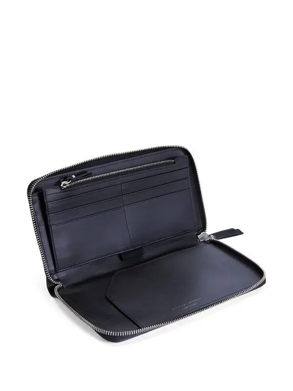 GIUSEPPE ZANOTTI Paisley-print Leather Wallet