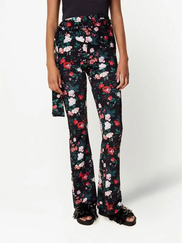 Rabanne Floral-print Trousers