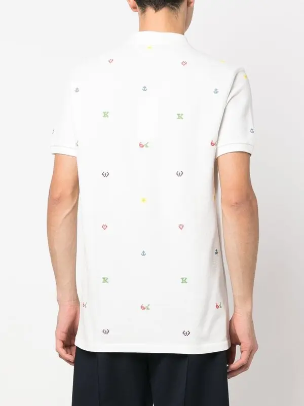 Kenzo Pixel Slim Fit Polo Shirt